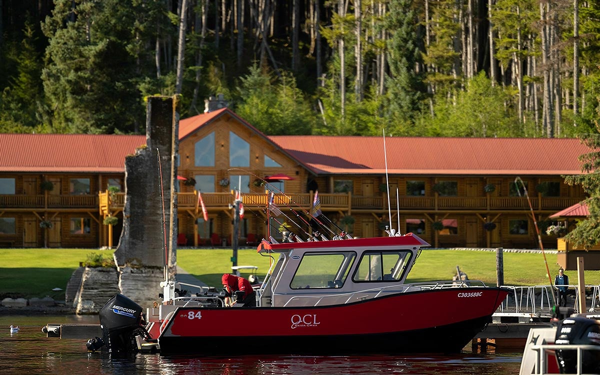 Queen Charlotte Lodge exclusive fishing | FishingExplora